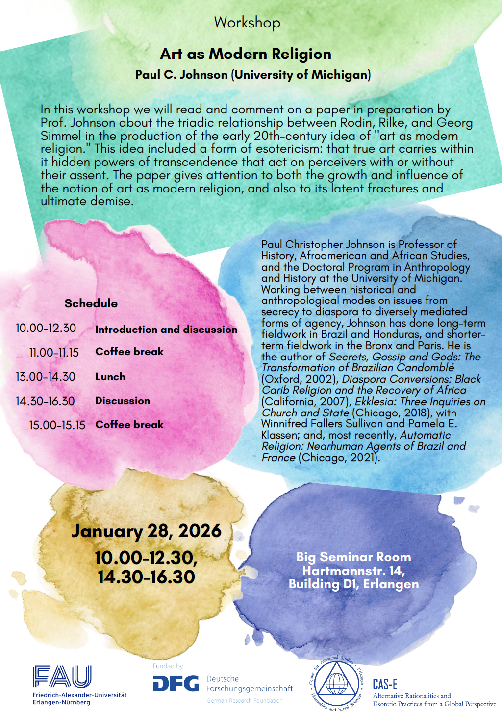 CAS-E Center for Advanced Studies - Erlangen